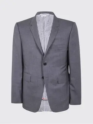Thom Browne Wool Single-breasted Blazer - Grey