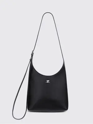COURREGES Leather Bag - Black