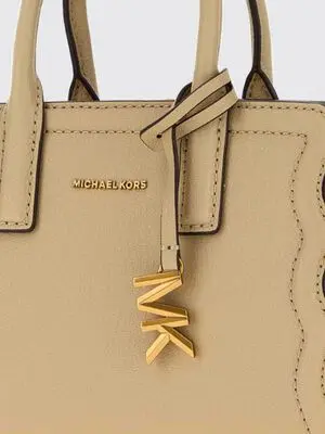 Michael Kors Laila Mini Leather Handbag With Removable Strap - Kaki