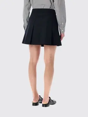 A.p.c. Cotton Blend And Wool Blend Skirt