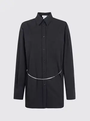 Sportmax Pleated Cotton Blend Shirt - Black