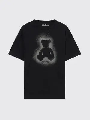 Palm Angels Printed Cotton T-shirt - Black