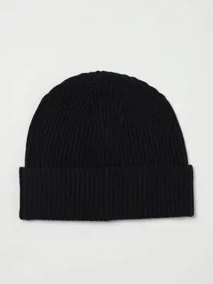 Armani Exchange Ribbed Beanie With Striped Detail