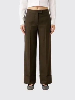 PT TORINO Cotton And Linen Trousers - Cocoa