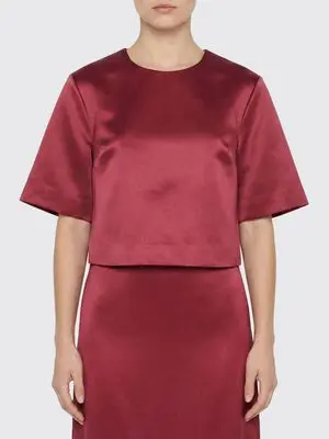 BY MALENE BIRGER Cropped Top - Wine