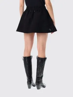 GOLDEN GOOSE Sequined Cotton Mini Skirt