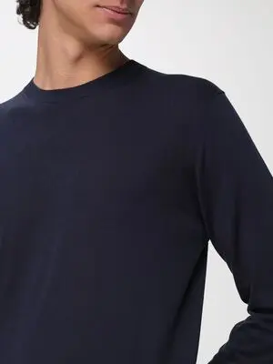 PAOLO PECORA Crew Neck Jumper - Blue