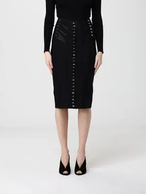 Elisabetta Franchi Jersey Midi Skirt - Black