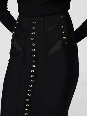 Elisabetta Franchi Jersey Midi Skirt