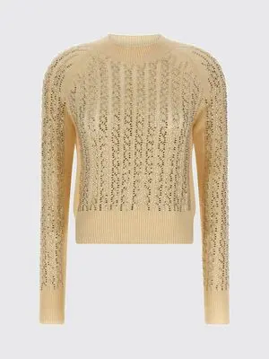 Ermanno Scervino Embellished Knit Pullover - Beige