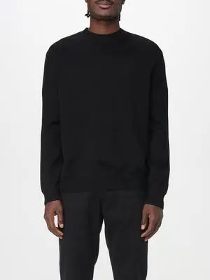 Armani Exchange Ribbed Knit Pullover - Black