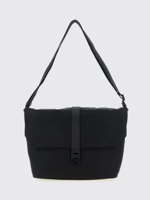 FERRAGAMO Twins Jacquard Shoulder Bag - Black