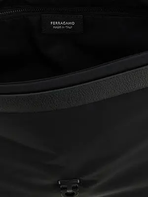 FERRAGAMO Twins Jacquard Shoulder Bag