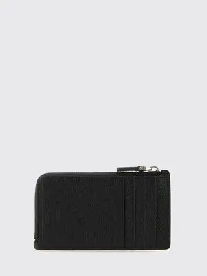 Valentino Garavani Vlogo Grained Calfskin Card Holder
