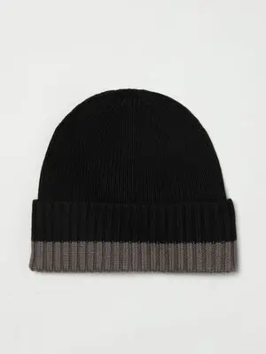 Armani Exchange Ribbed Beanie - Black