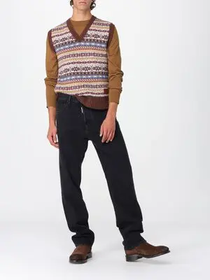 Dsquared2 Long Sleeve Crew Neck Jumper - Brown
