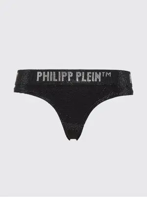 Philipp Plein All Over Crystal Thong - Black