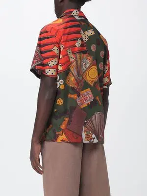 Drole De Monsieur Printed Cotton Casual Shirt