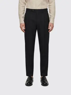 PT TORINO Tailored Gabardine Trousers - Black