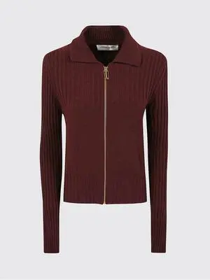 Victoria Beckham Ribbed Wool And Cashmere Zip Cardigan