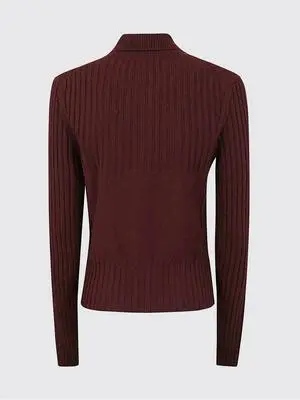 Victoria Beckham Ribbed Wool And Cashmere Zip Cardigan