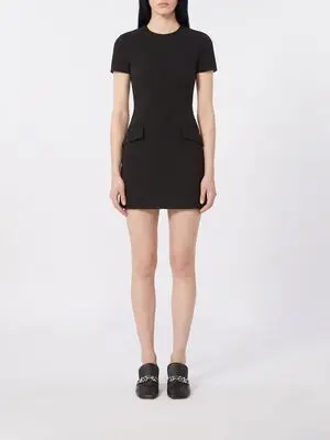 Sportmax Jersey Mini Dress - Black