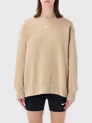 Nike Cotton Blend Crewneck Sweatshirt - Ecru