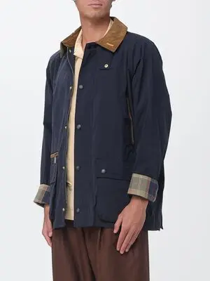 Barbour Bedale Icons Jacket In Cotton Blend - Navy