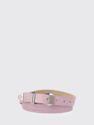 Philipp Plein Leather Belt - Fuchsia