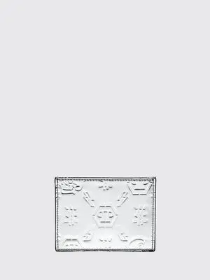Philipp Plein Laminated Calf Leather Pp Card Holder