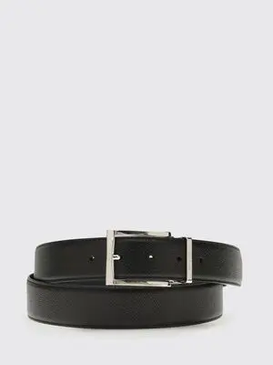FERRAGAMO Reversible Calf Leather Belt - Black