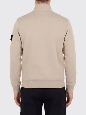 Stone Island Cotton Zip-up Sweatshirt