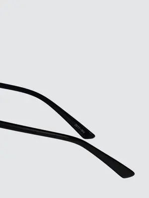 Calvin Klein Acetate Cat Eye Sunglasses With Lettering Logo