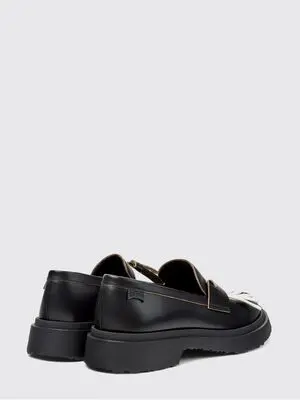 Camper Leather Loafers With Fringes And Tassels
