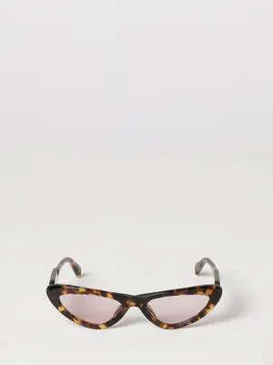 Miu Miu Triangular Frame Acetate Sunglasses With Contrast Logo - Multicolor