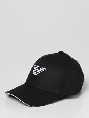 Emporio Armani Baseball Cap With Logo - Black