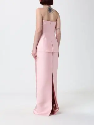 Solace London Crêpe Long Dress