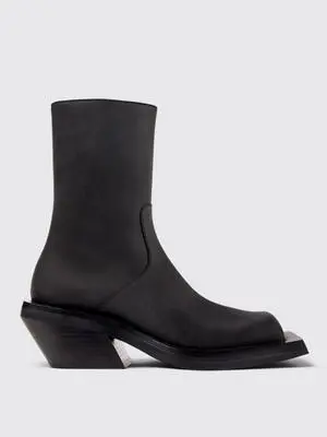Camper Ankle Boots With Zip Closure - Black