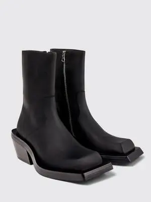 Camper Ankle Boots With Zip Closure