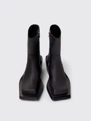 Camper Ankle Boots With Zip Closure