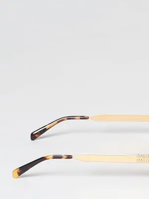 Miu Miu Rounded Metal Frame Sunglasses - Gold