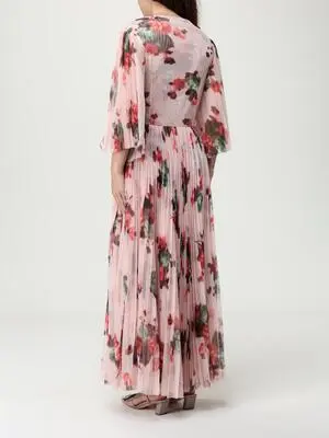 Philosophy Di Lorenzo Serafini Floral Pleated Maxi Dress - Pink