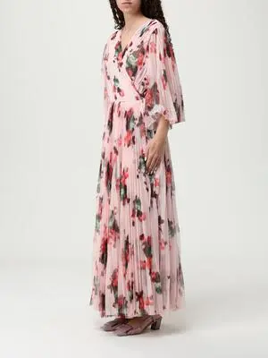 Philosophy Di Lorenzo Serafini Floral Pleated Maxi Dress - Pink