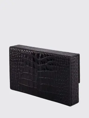 TOM FORD Crocodile Print Leather Clutch