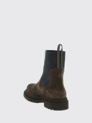 Brunello Cucinelli Suede Chelsea Boots