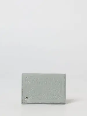 Paul Smith Sardines Leather Credit Card Holder - Grey