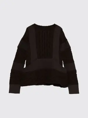 Sacai Jumper Colour - Brown