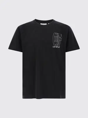 Off-White Cotton Arrow T-shirt - Black