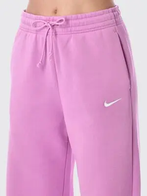 Nike Phoenix Fleece Cotton Blend Trousers - Fuchsia