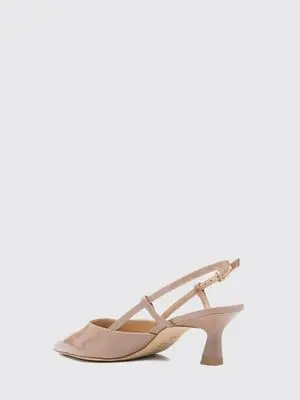 STUART WEITZMAN Vinnie Patent Slingback - Beige